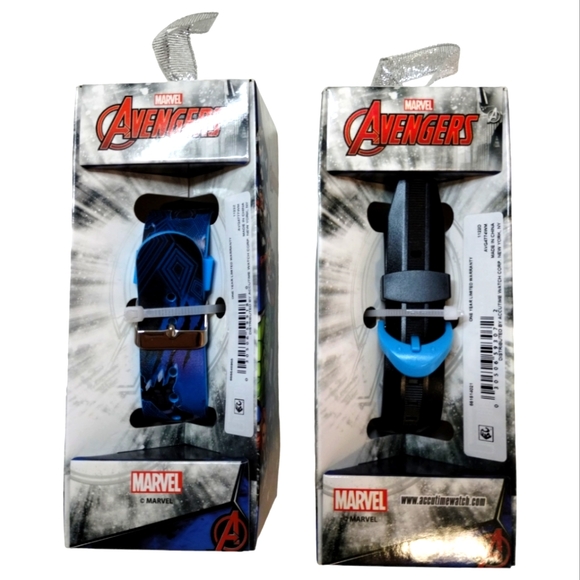 Marvel | Accessories | 2 Marvel Black Panther Advengers Led Watch ...